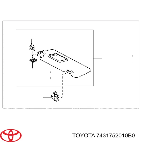 7431752010B0 Toyota сравнить цены на Автопро