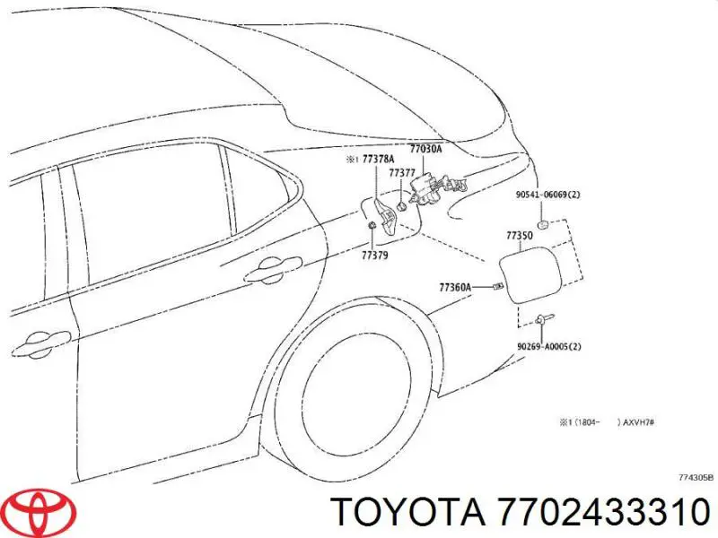 7702433310 Toyota сравнить цены на Автопро