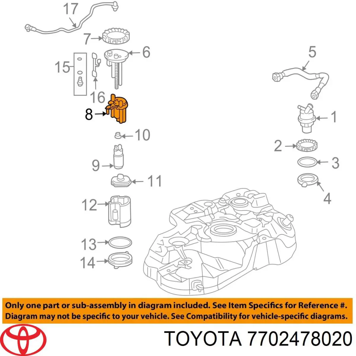 7702478020 Toyota сравнить цены на Автопро