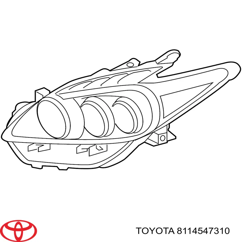 8114547310 Toyota Фара правая