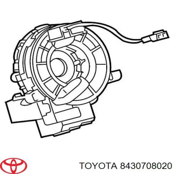 8430708020 Toyota Кольцо контактное, шлейф руля