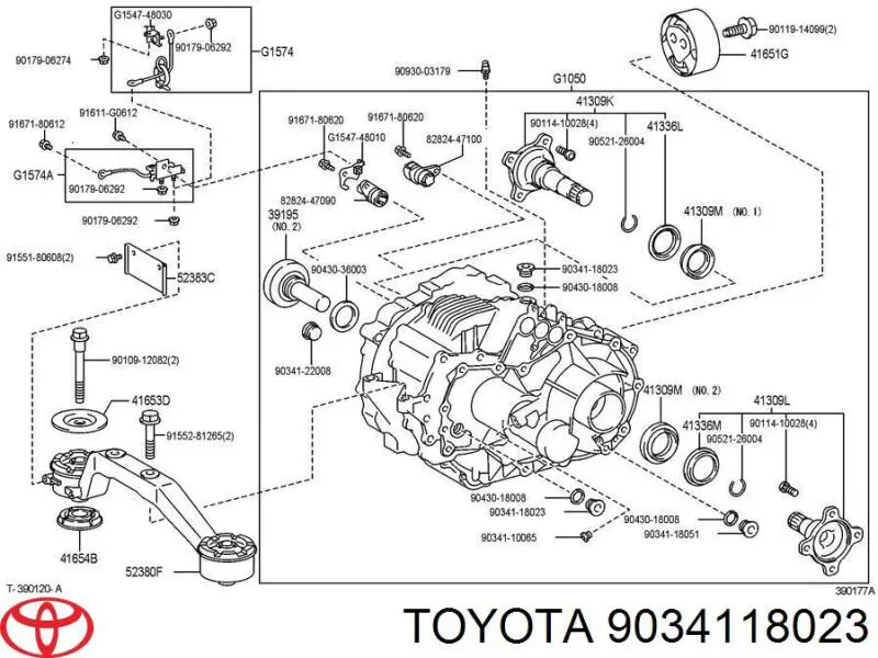 9034118023 Toyota пробка заливная заднего/переднего моста