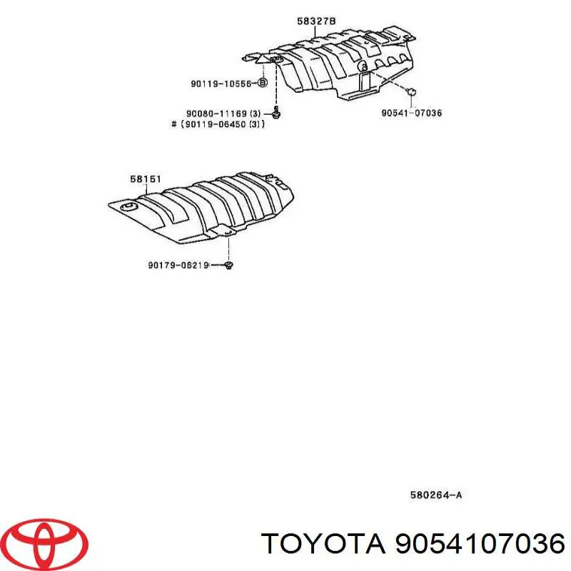 9054107036 Toyota сравнить цены на Автопро