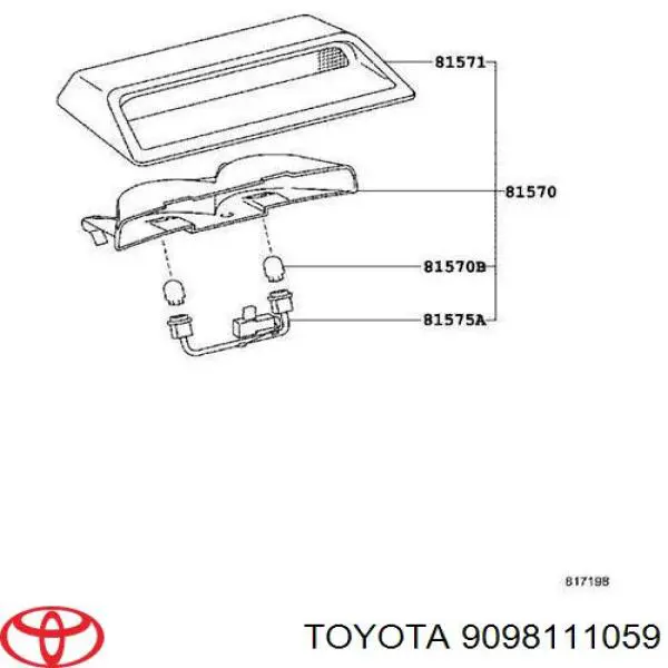 90981-11059 Toyota Лампочка
