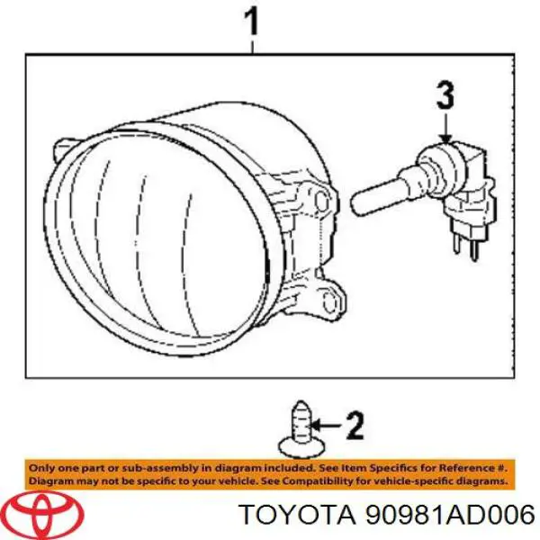90981AD006 Toyota сравнить цены на Автопро