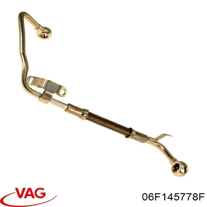 06F145778G VAG Трубка (шланг) подачи масла к турбине