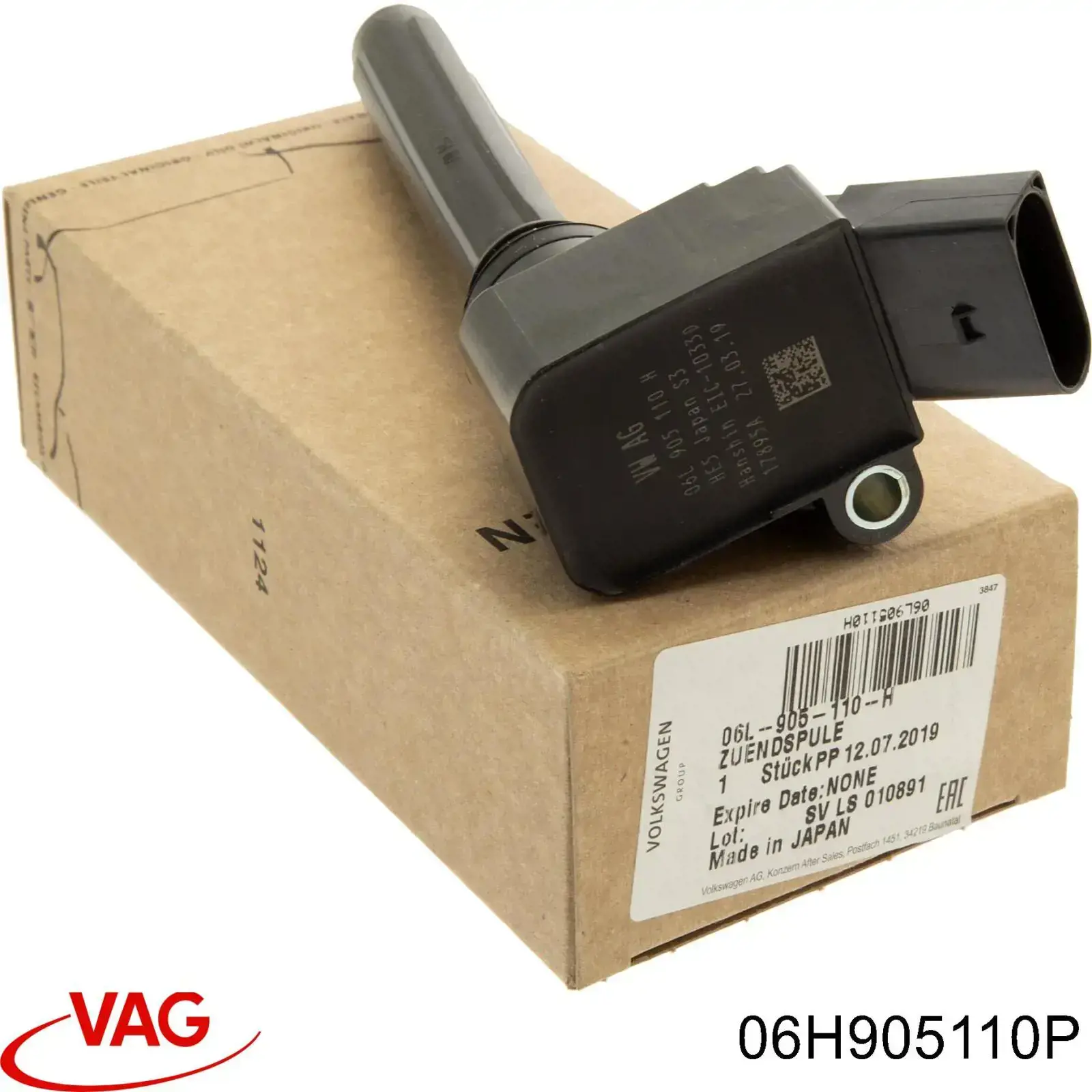 06H905110P VAG катушка зажигания