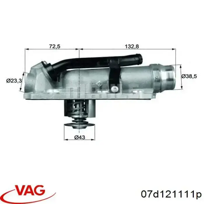 07D121111P VAG термостат системи охолодження