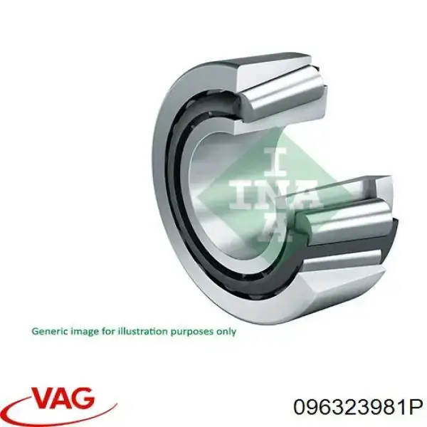 096323981P VAG Подшипник полуоси переднего моста