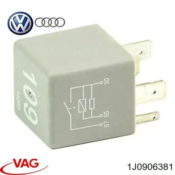 1J0906381 VAG реле электробензонасоса