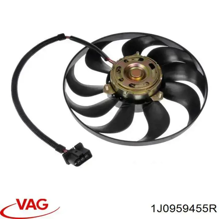 1J0959455R VAG вентилятор радиатора системы охлаждения