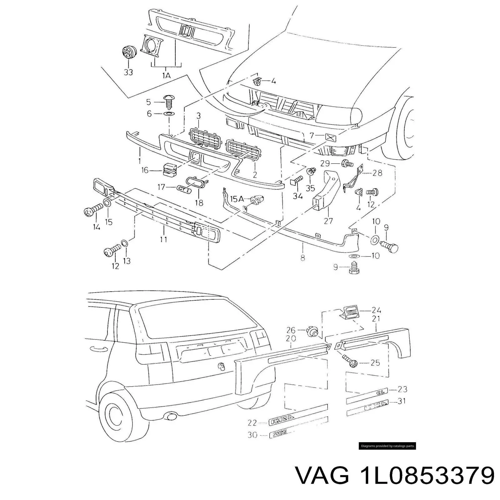1L0853379 VAG сравнить цены на Автопро