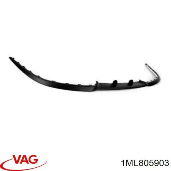 1ML805903 VAG Спойлер переднего бампера