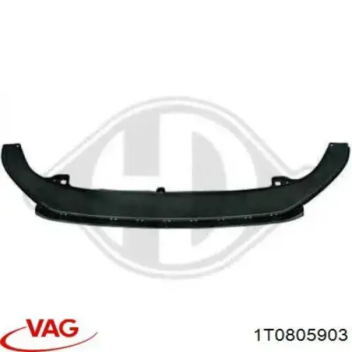 1T0805903 VAG спойлер переднего бампера