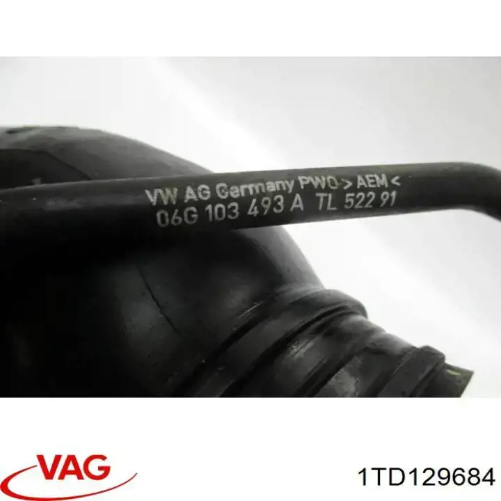 1TD129684 VAG Воздухозаборник воздушного фильтра