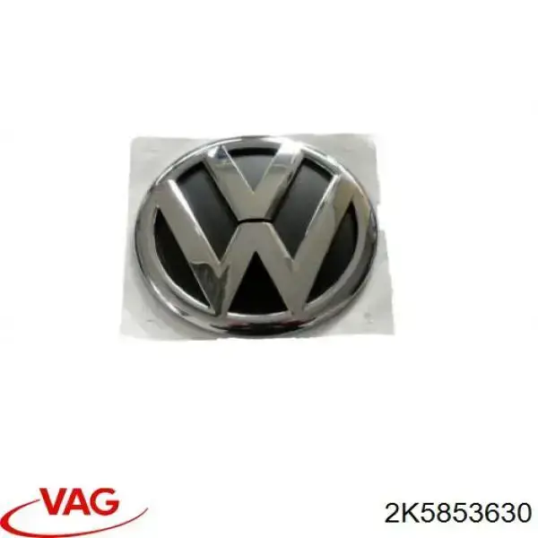 2K5853630 VAG эмблема крышки багажника (фирменный значок)
