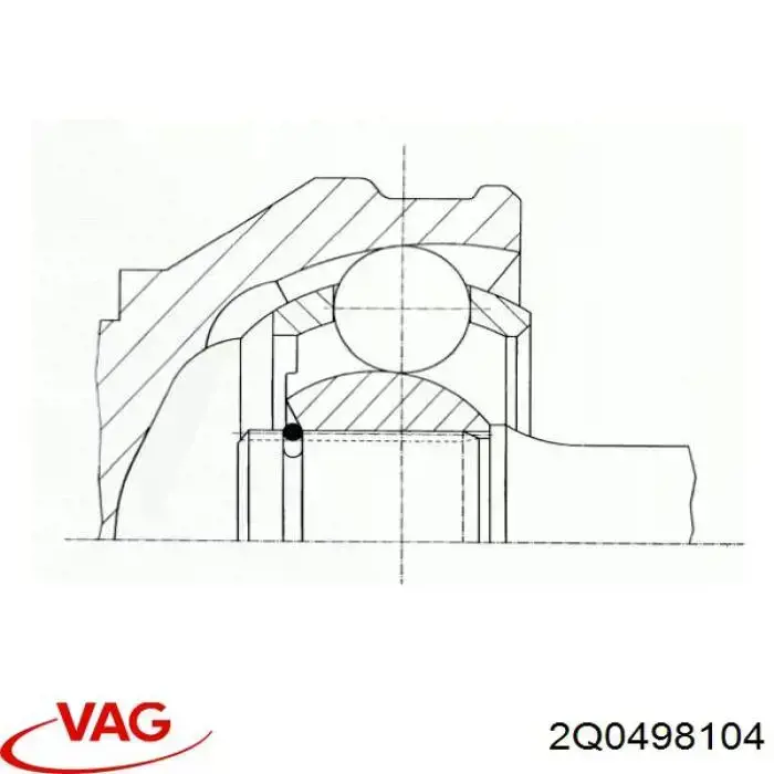 2Q0498104C VAG автозапчастина
