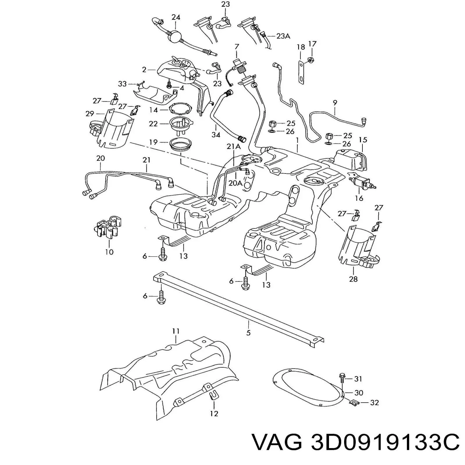 3D0919133A VAG сравнить цены на Автопро