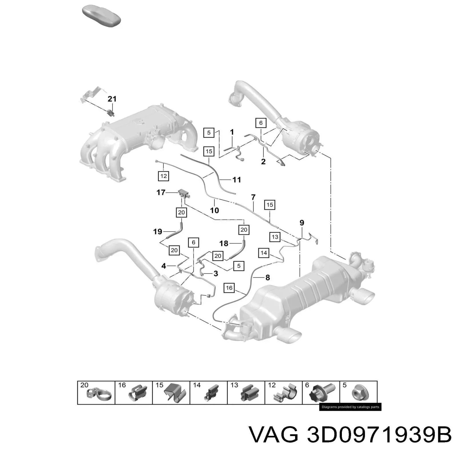 3D0971939B Porsche сравнить цены на Автопро