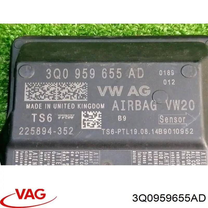 3Q0959655AD VAG бу подушек безопасности