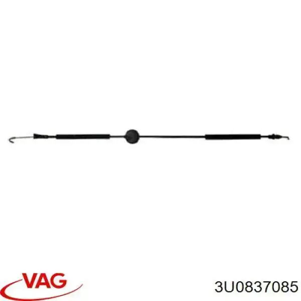 3U0837085 VAG Трос (тяга) открывания замка двери передней левой