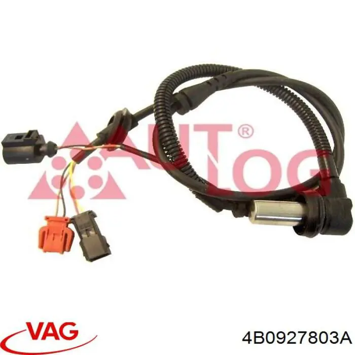 4B0927803a VAG датчик абс (abs передний)