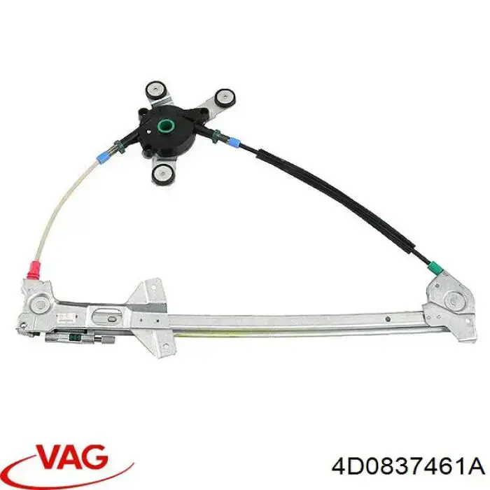 4D0837461A VAG Механизм стеклоподъемника двери передней левой