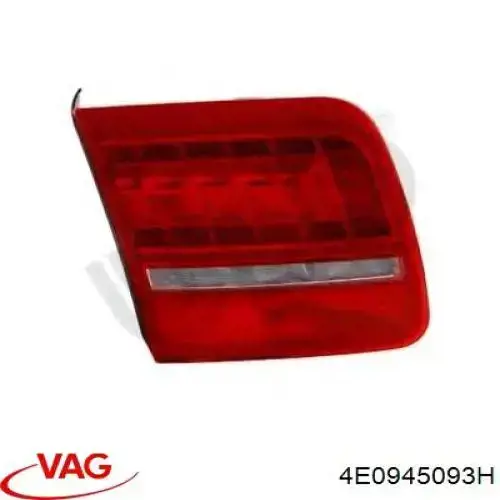 4E0945093H VAG фонарь задний левый внутренний