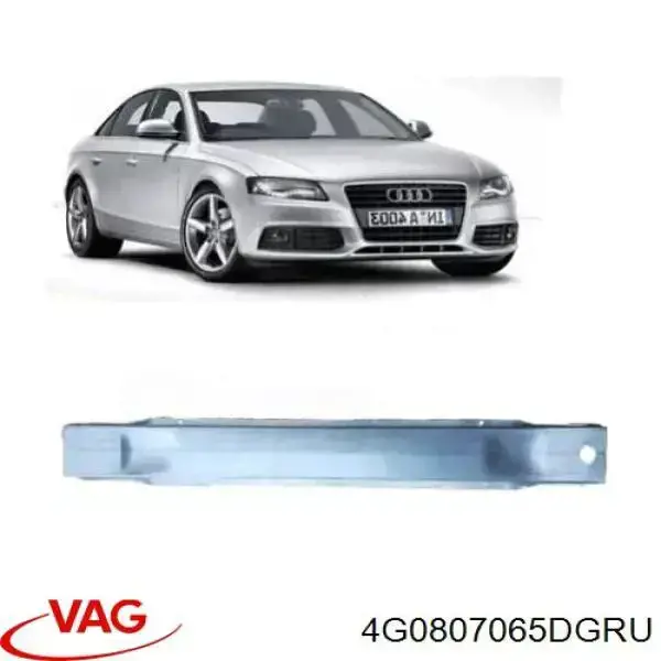 4G0807065DGRU VAG Бампер передний