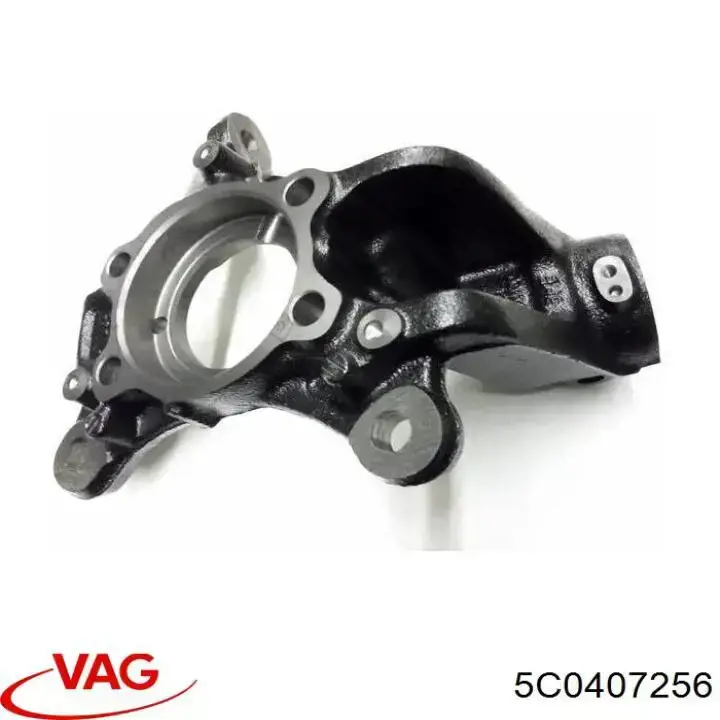 5C0407256 VAG Цапфа (поворотный кулак) передний правый