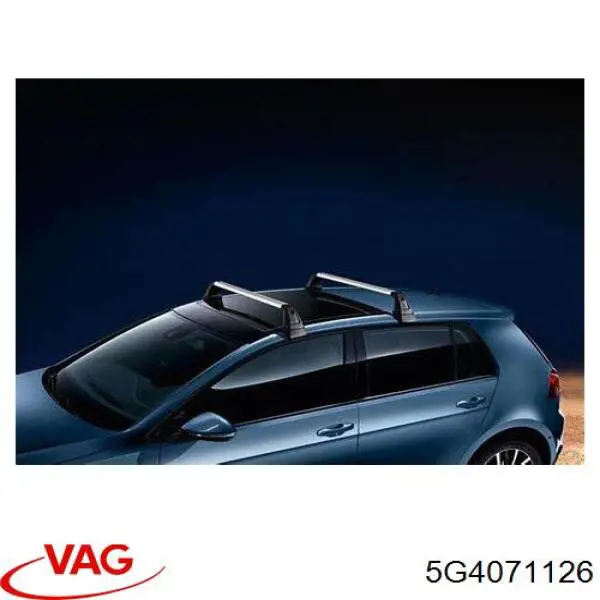 5G4071126 VAG Рейлинг крыши, комплект