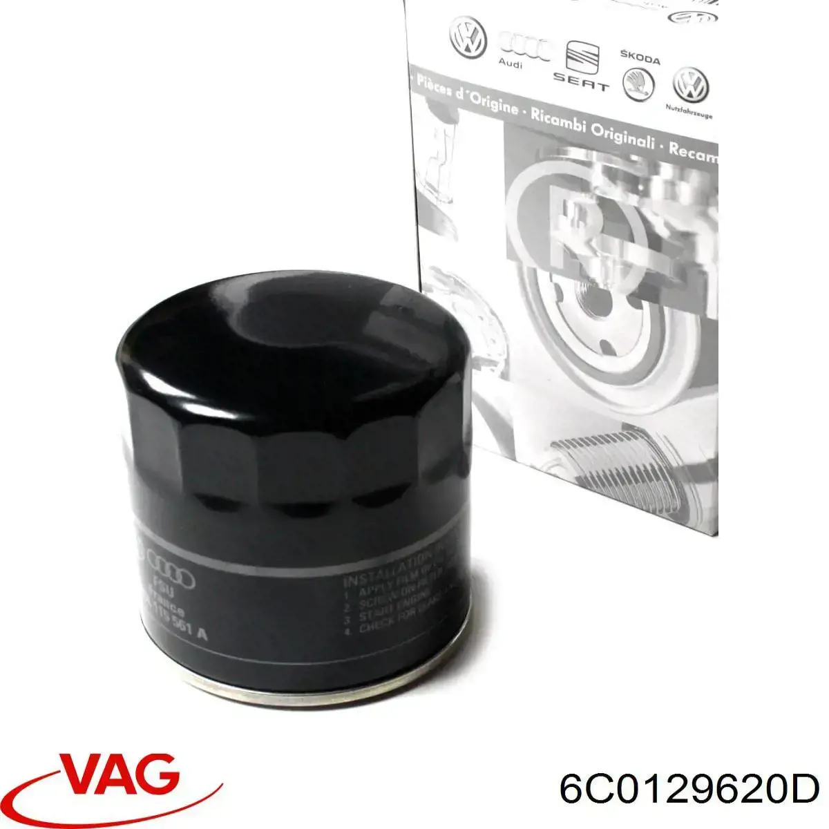 6C0129620D VAG Фильтр воздушный