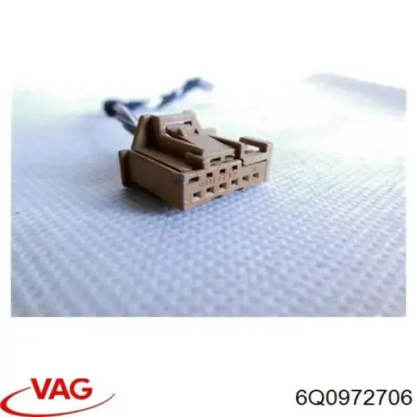 6Q0972706 VAG корпус разъема электрического vag