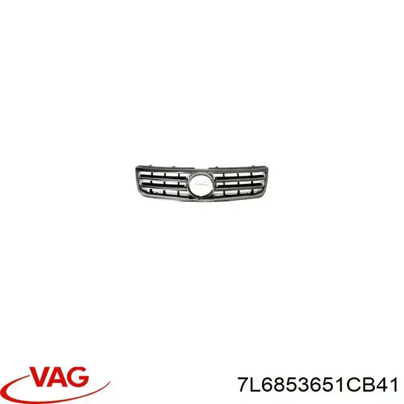 7L6853651CB41 VAG решетка радиатора