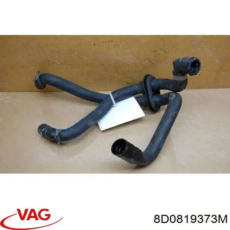 8D0819373M VAG патрубок охолодження audi a6 c5 1.9 d