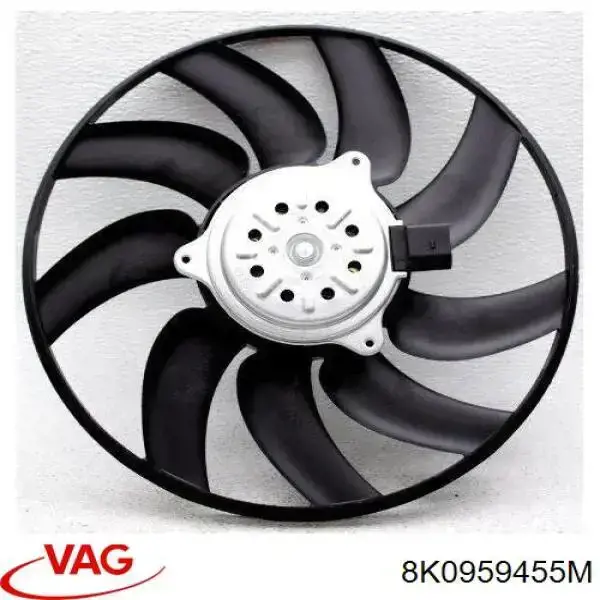 8K0959455M VAG Электровентилятор охлаждения в сборе (мотор+крыльчатка ...