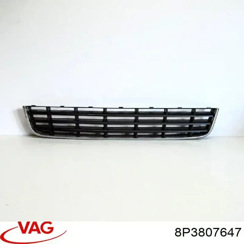 Решетка бампера переднего центральная на Audi A3 8P1 хэтчбек (2003 ...