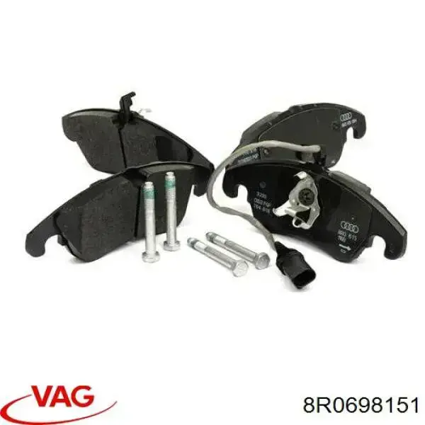 8R0698151 VAG Колодки тормозные передние дисковые