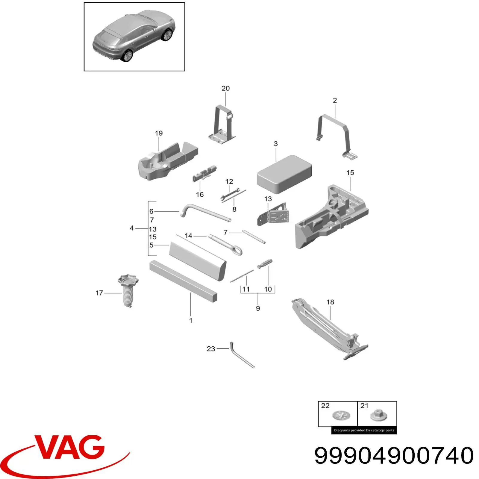 99904900740 VAG сравнить цены на Автопро