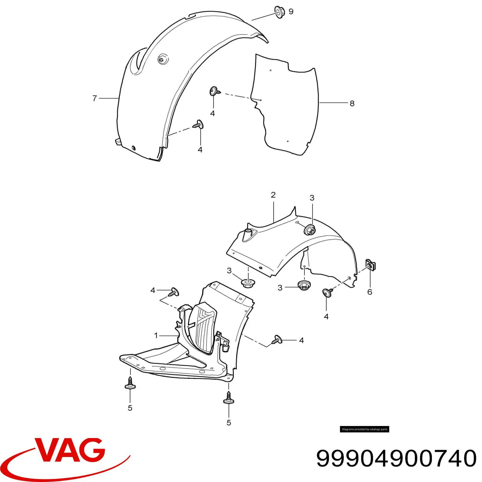 99904900740 VAG сравнить цены на Автопро