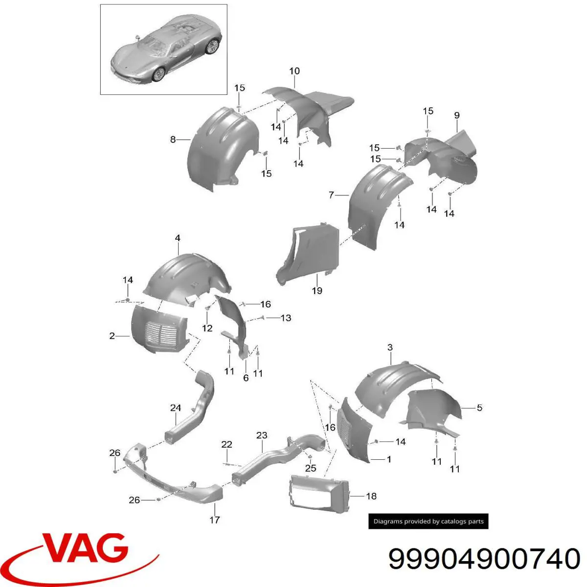99904900740 VAG сравнить цены на Автопро