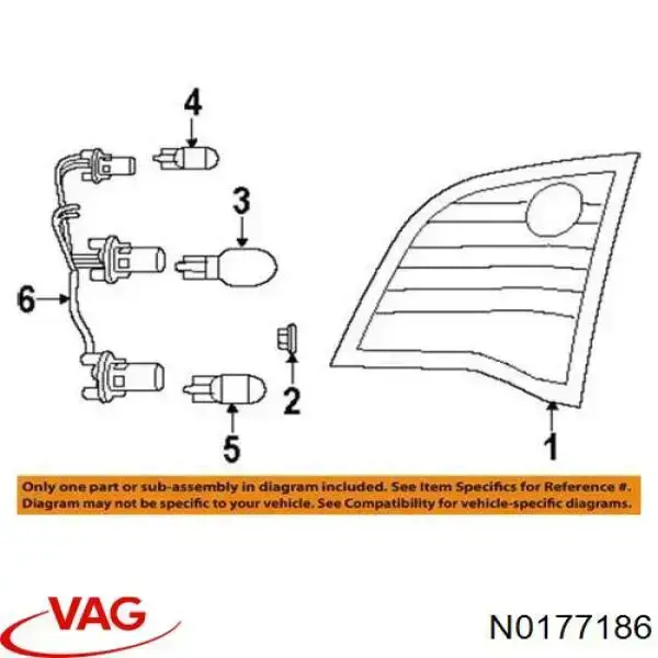 N0177186 VAG Лампочка