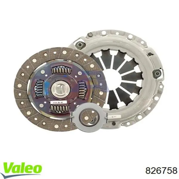 826758 VALEO комплект сцепления (3 части)