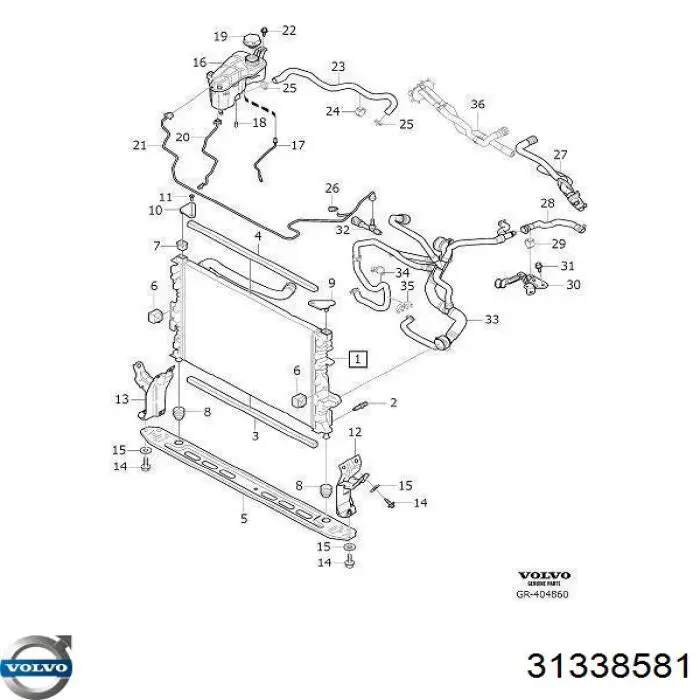 31338581 Volvo сравнить цены на Автопро