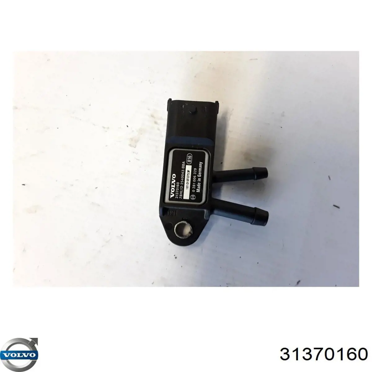 31370160 Volvo датчик разности давлений выхлопных газов