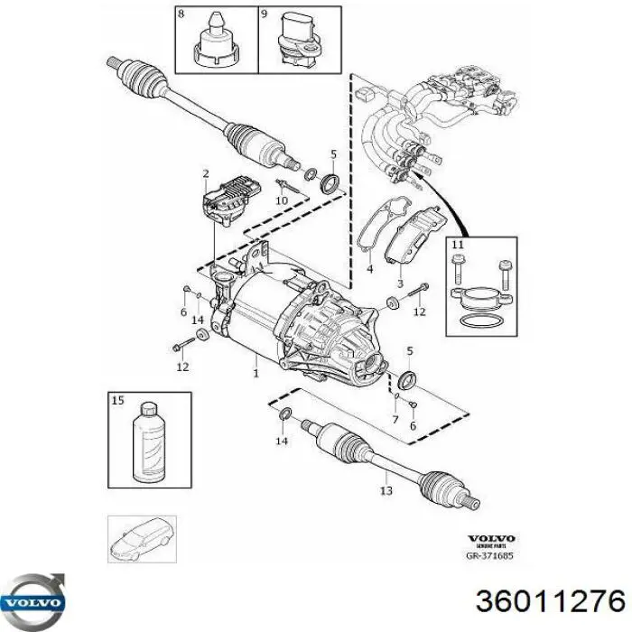 36002016 Volvo сравнить цены на Автопро