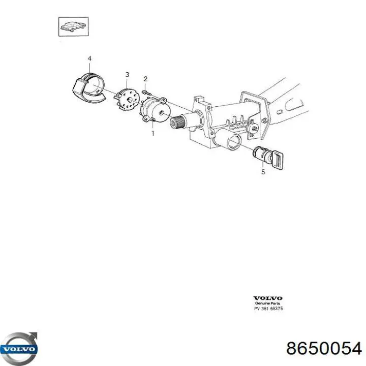 8650054 Volvo сравнить цены на Автопро
