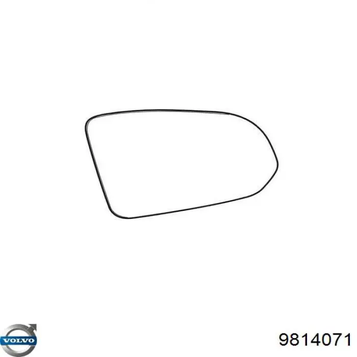 9814071 Volvo оправка для молдинга вольво