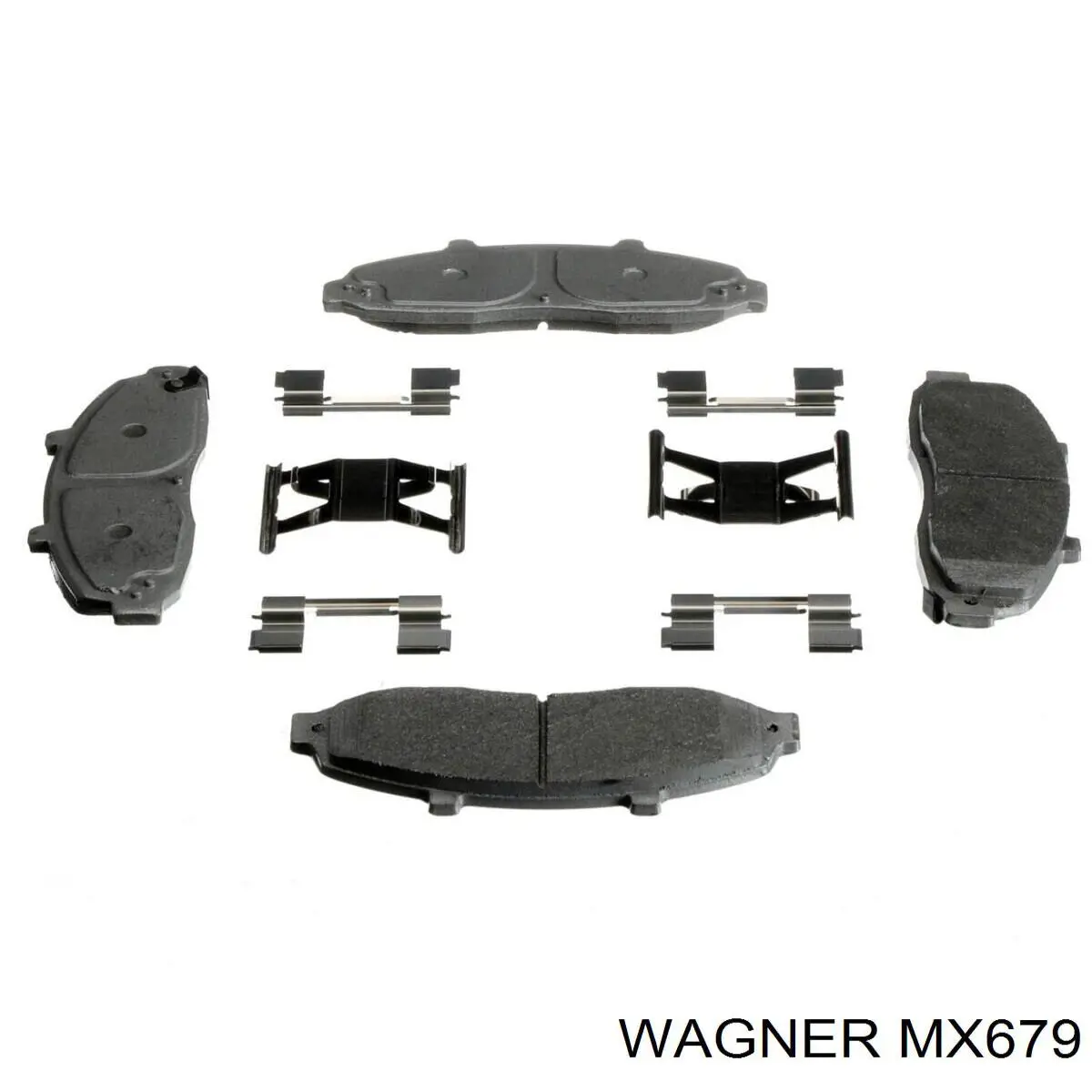 D679 Friction Master колодки тормозные передние дисковые