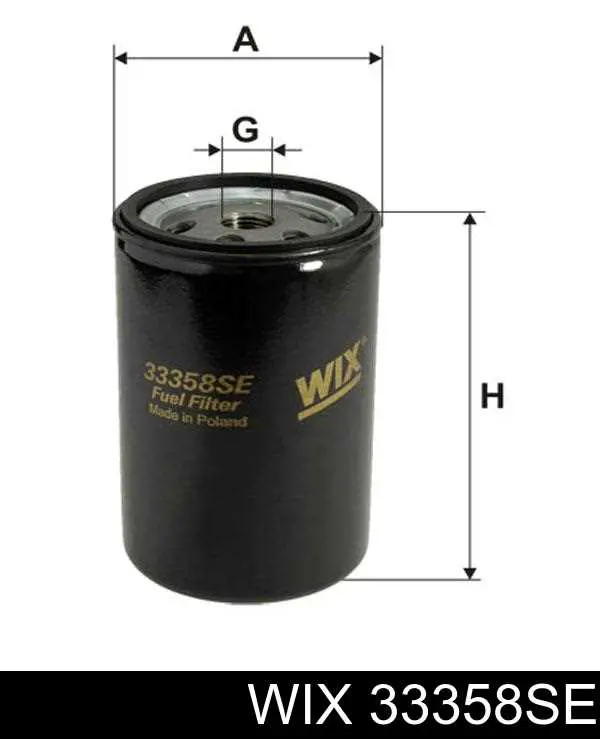 33358SE WIX Фильтр топливный